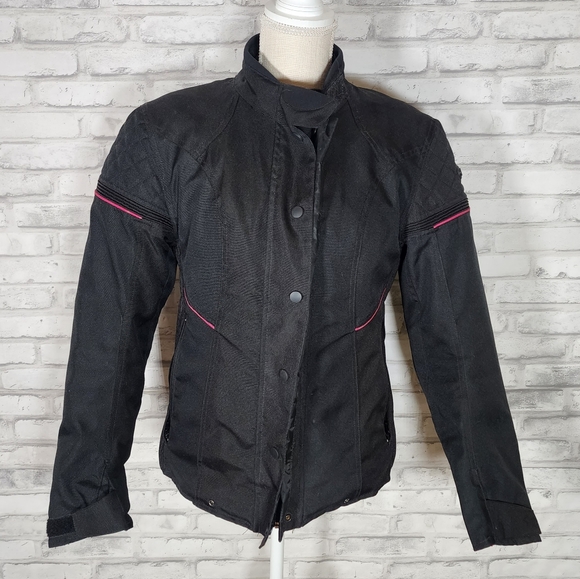 Bilt | Jackets & Coats | Bilt Black Pink Reversible Puffer Jacket Coat ...